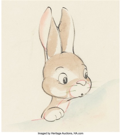 Snow White and the Seven Dwarfs Bunny Concept Art Walt Disney, 1937 by ...