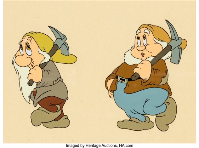 Snow White and the Seven Dwarfs Happy and Sleepy VHS Tape Release ...