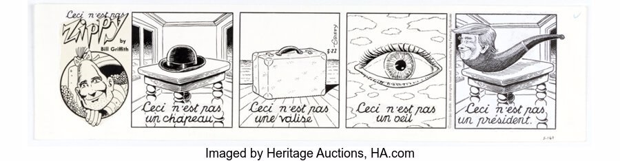 Bill Griffith Zippy the Pinhead Daily Comic Strip anti-Trump Vignette ...