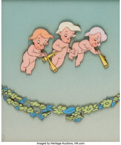 Fantasia Pastoral Symphony Cherubs Production Cel Courvoisier Setup ...