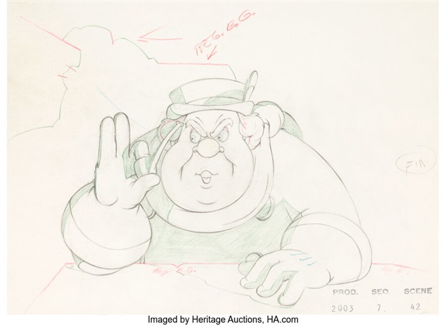 Pinocchio Coachman Animation Drawing Walt Disney, 1940 by Walt Disney ...