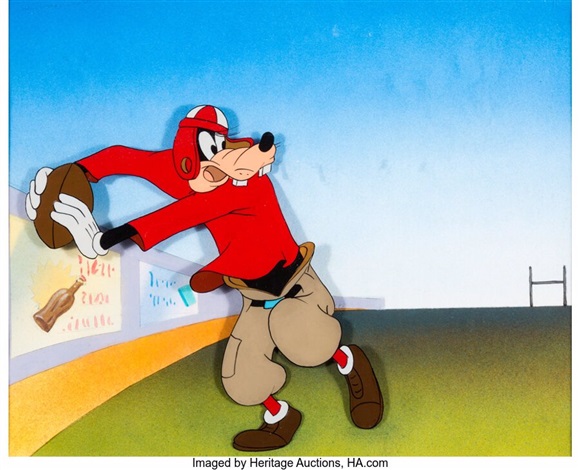 How to Play Football Goofy Production Cel Walt Disney, 1944 by Walt ...