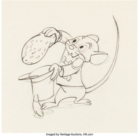 Dumbo Timothy Q. Mouse Animation Drawing Walt Disney, 1941 by Walt ...