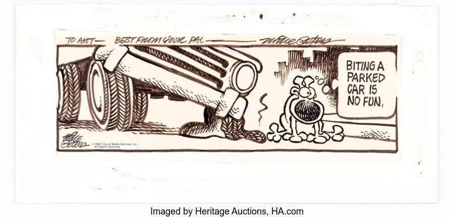 Mike Peters Mother Goose and Grimm Daily Comic Strip Original Art ...