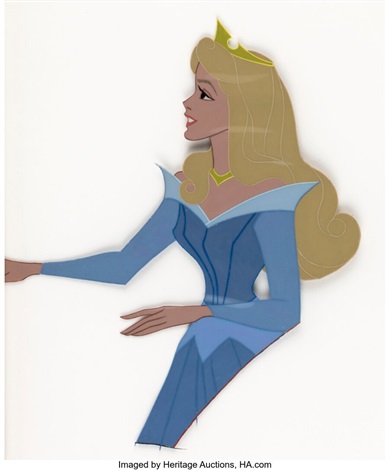 Sleeping Beauty Princess Aurora ProductionColor Model Cel Walt Disney ...