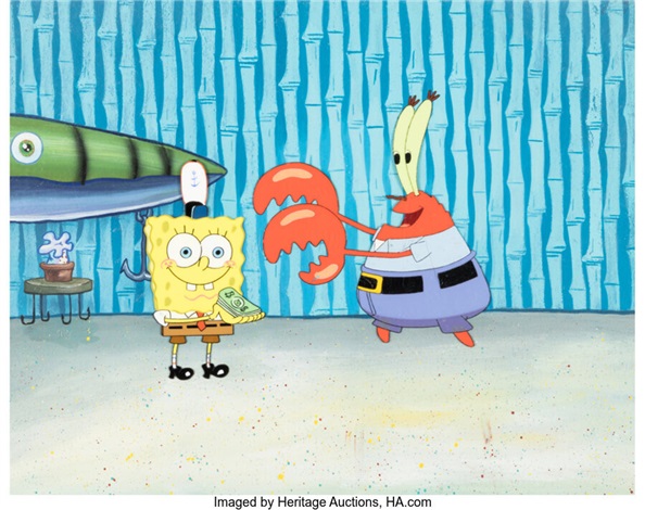 SpongeBob SquarePants Squeaky Boots Spongebob and Mr. Krabs Production ...