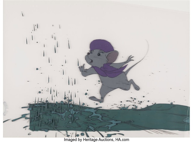 The Rescuers Miss Bianca Production Cel Walt Disney, 1977 by Walt ...