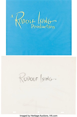 The Fishing Bear A Rudolf Ising Production Title Production Cel and ...