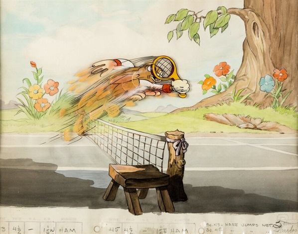 The Tortoise and the Hare Max Hare Production Cel and Key Master ...