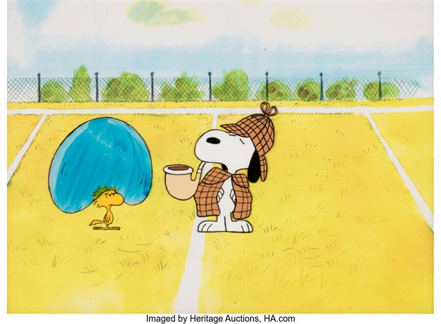Peanuts - Its a Mystery, Charlie Brown Snoopy as Sherlock Holmes with ...