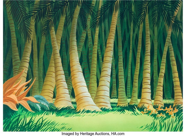 Tiger Trouble Pre-Production Background Walt Disney, 1945 by Walt ...