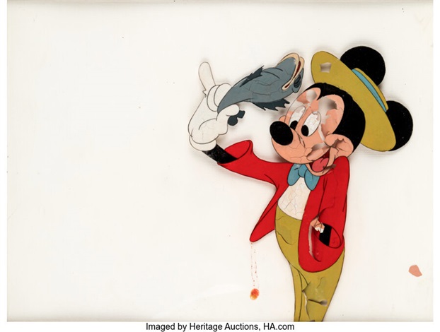 Mickey and the Seal Mickey Mouse Production Cel Walt Disney, 1948 by ...