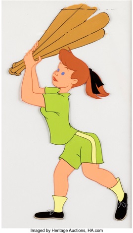 Casey Bats Again Patsy Production Cel Walt Disney, 1954 by Walt Disney ...