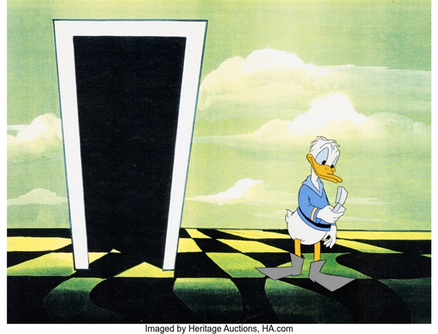 Destination Careers Donald Duck Production Cel Walt Disney, 1984 by ...