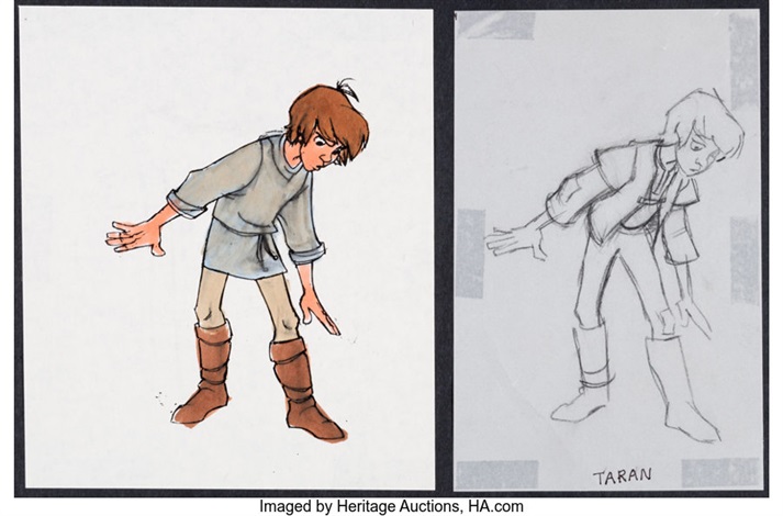The Black Cauldron Tarans Costume Concept Art Group Walt Disney, 1985 ...