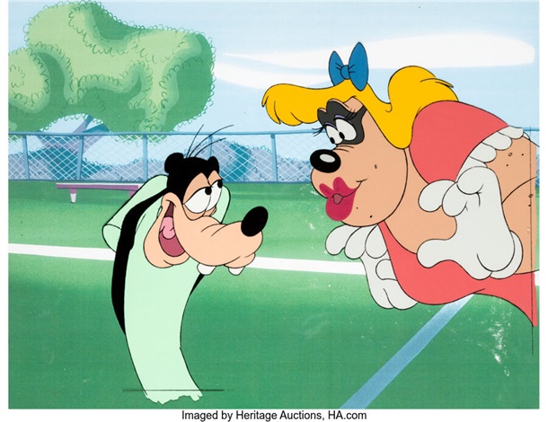 Sport Goofy in Soccermania Sport Goofy and Beagle Boy Production Cel ...