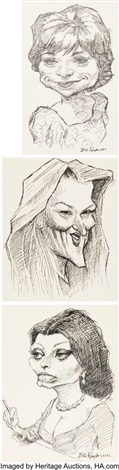 Bill Plympton - Superstar Actresses of the 1980s Caricatures Original ...