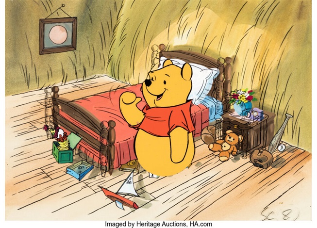 Winnie the Pooh Production Cel and Master Production Background Walt ...