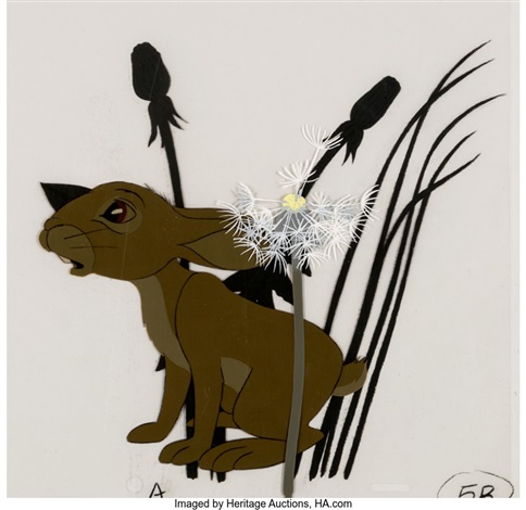 Watership Down Fiver Production Cel Setup Nepenthe Productions, 1978 by ...