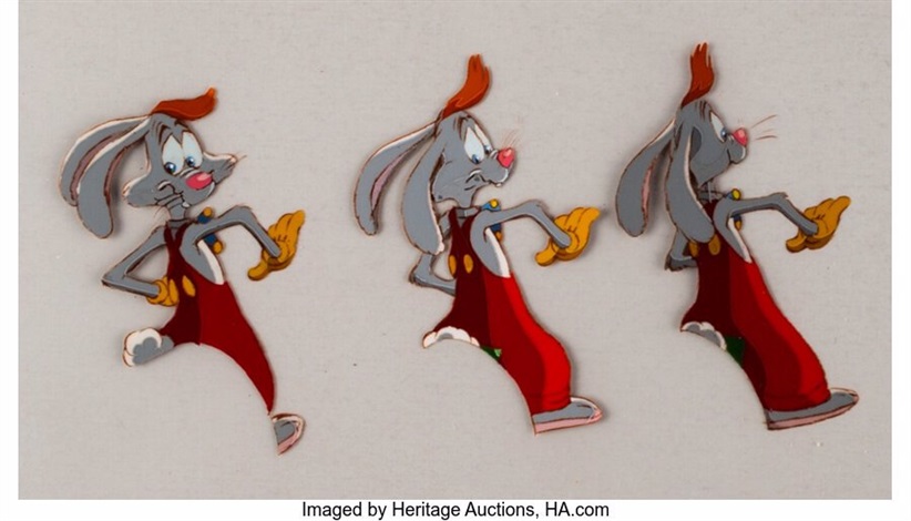 Who Framed Roger Rabbit Roger Rabbit Screen Test Production Cel ...