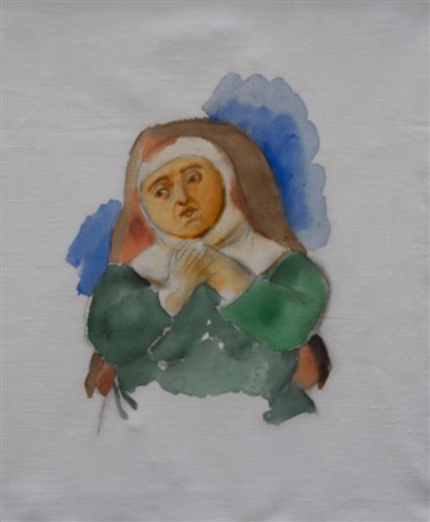 Monja by Fernando Botero on artnet