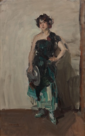 Spanish dancer by Isaac Israels on artnet