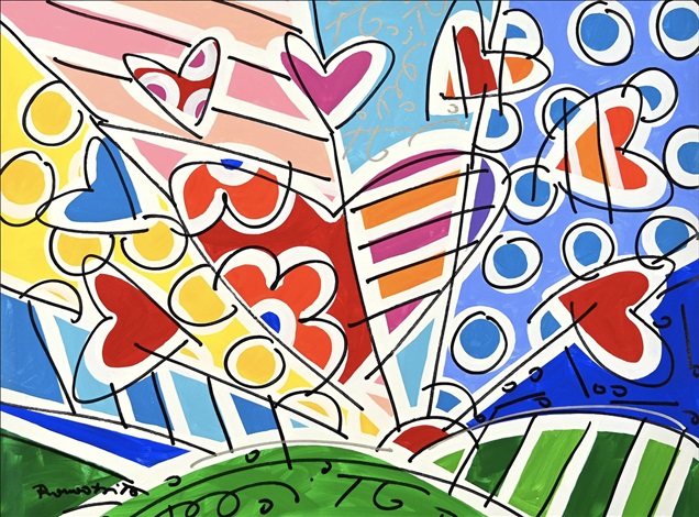 Bright New Day by Romero Britto on artnet
