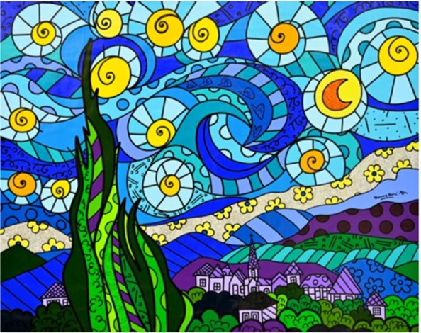 My Starry Night by Romero Britto on artnet