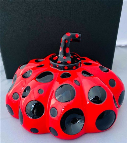 Kusama Pumpkin Red and Black Kusama Naoshima by Yayoi Kusama on artnet