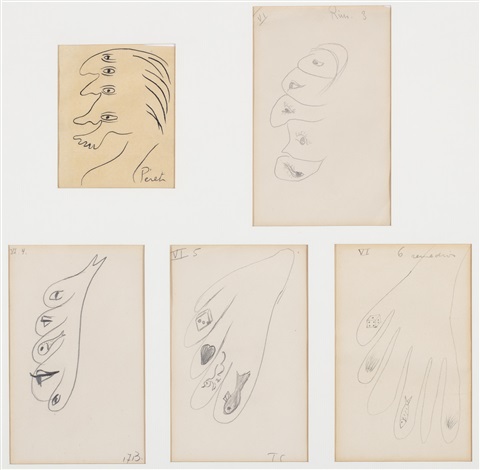 Dessins communiqués by Benjamin Péret, Robert Rius, Thérèse Caen ...