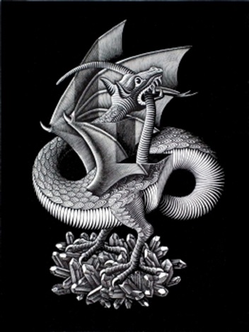 Dragon 379 by M.C Escher on artnet