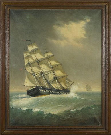 U.S.S. Constitution by Marshall Johnson on artnet