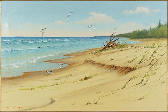 Lake Michigan Shores by Owen J. Gromme on artnet