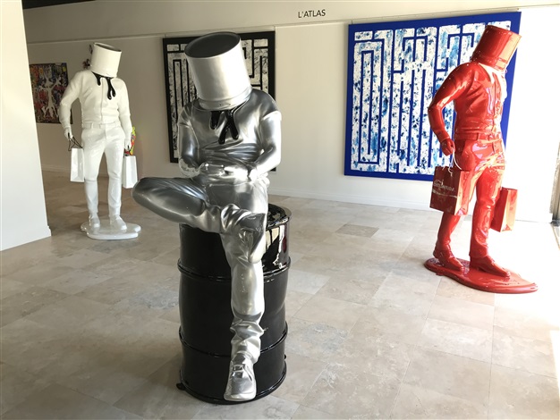 Blind - Silver and black by David David on artnet