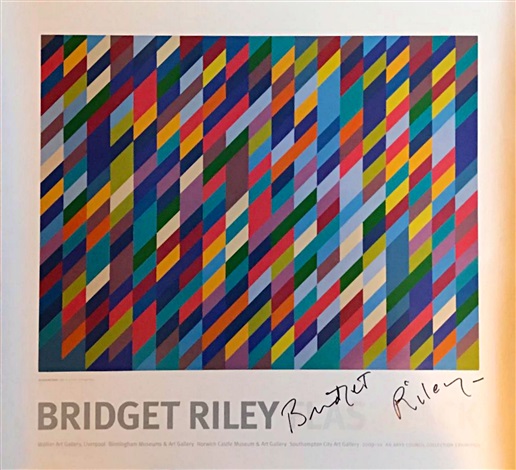 Bridget Riley Flashback Hand Signed by Bridget Riley on artnet