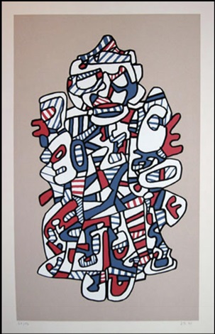 FABLES LE VIZIR by Jean Dubuffet on artnet