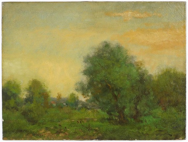 A Summer Landscape by George Inness on artnet