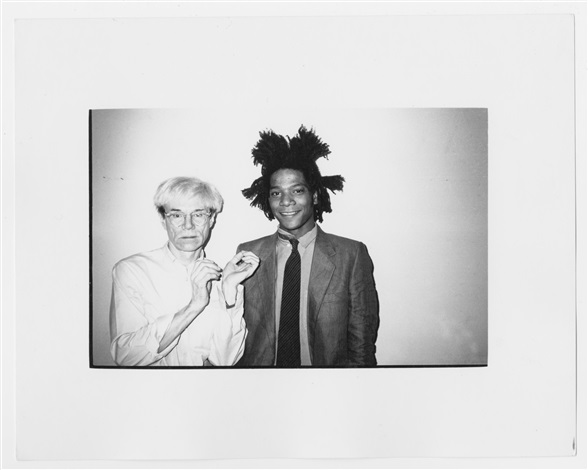 Andy and Basquiat at the Factory by Christopher Makos on artnet