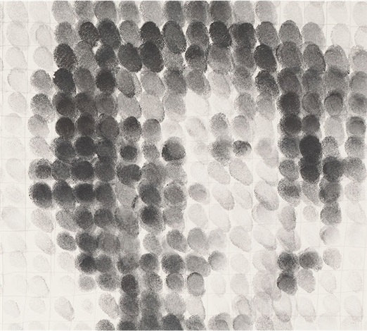 Chuck Close Thumbprint Drawings