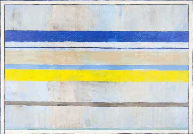 Triptych - bold, bright, colorful, abstract, modernist, tryptic oil on canvas by David Sorensen ...