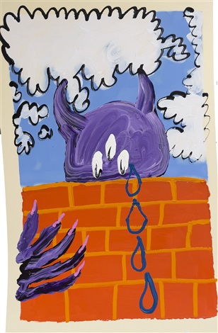 Purple demoni is crying by Pepo Moreno on artnet
