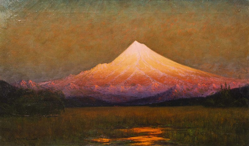 Sunset Glow - Mount Hood from near Portland, Oregon by James Everett ...