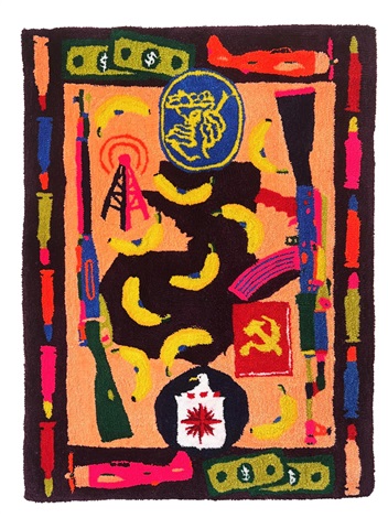 American War Rug XIII Guatemala, 1954 by Johannah Herr on artnet
