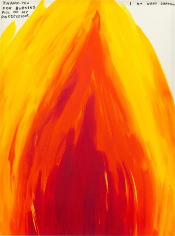 Thank you for burning... - Fire Edition by David Shrigley on artnet