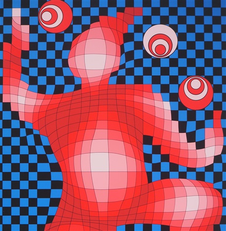 Kinetic Character by Victor Vasarely on artnet