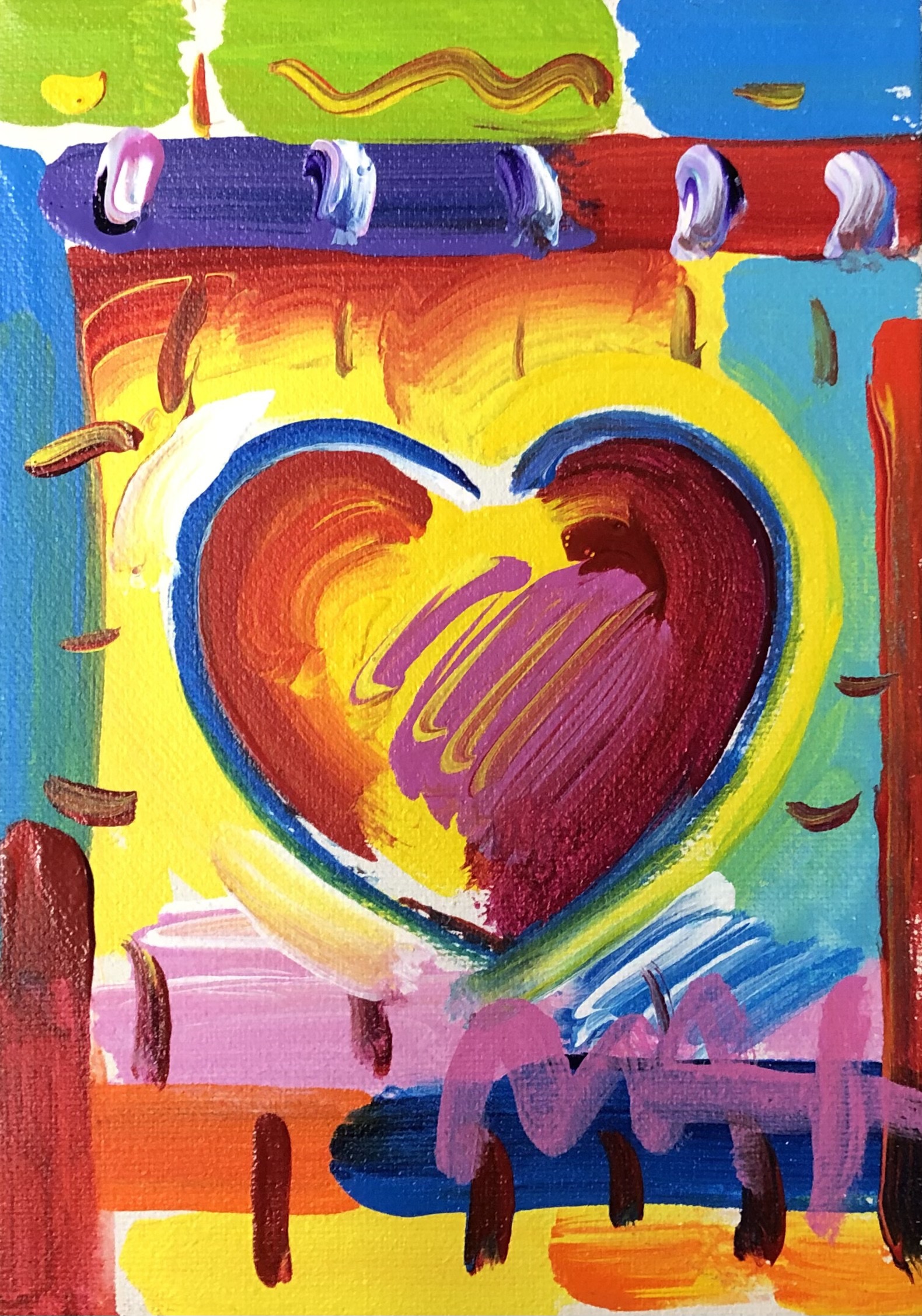 Peter Max Heart Series