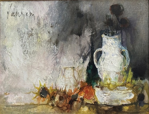 Still Life with Flowers and Vase by Jean Jansem on artnet