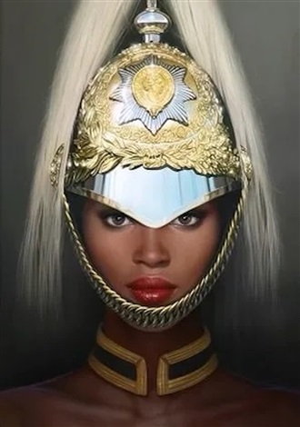 Naomi Campbell Queens Guard by Michael Moebius on artnet