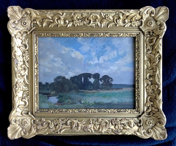 River Landscape by Harry Watson on artnet