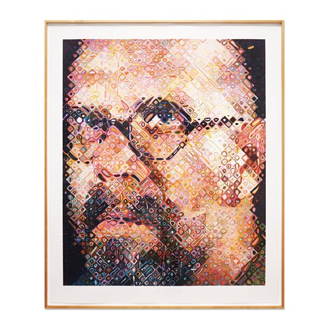 Self Portrait by Chuck Close on artnet